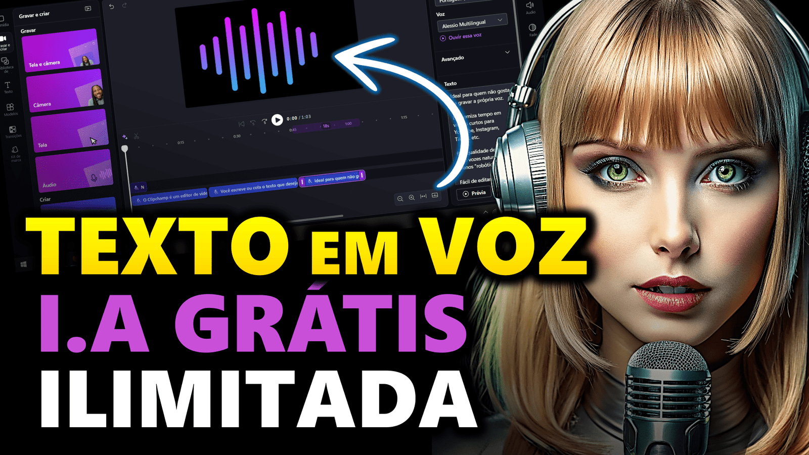 Como Criar Voz Realista com Inteligência Artificial Grátis e Ilimitada (Tutorial Completo ...